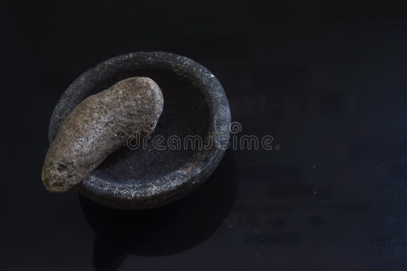 Stone Mortar and Stone Grinder from Indonesia Called Layah, Ulegan or ...