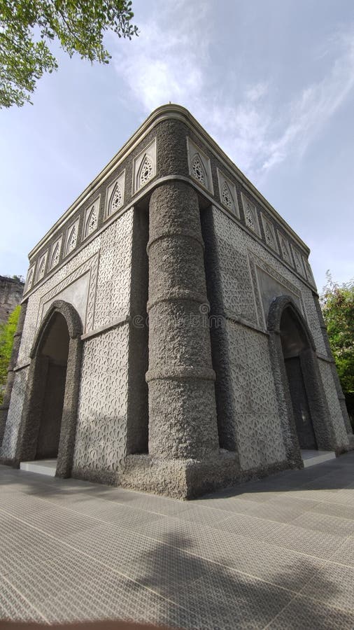 Stone Mosque in Gresik Tourism Stock Image - Image of cathedral, masjid ...