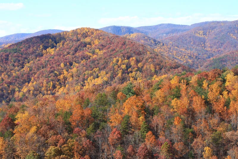 Stone Mountain State Park Fall View Stock Photo - Image of state, view ...