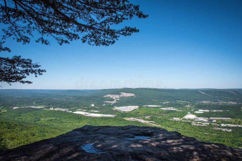 Stone Mountain Sunset Rock Landscape Stock Photo - Image of high, cliff ...