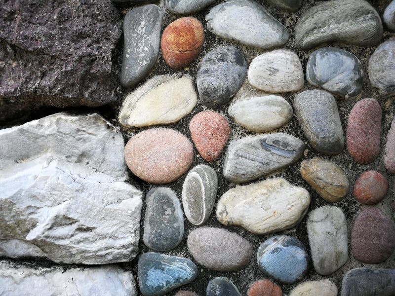 A stone multiple color stock image. Image of attached - 142468347