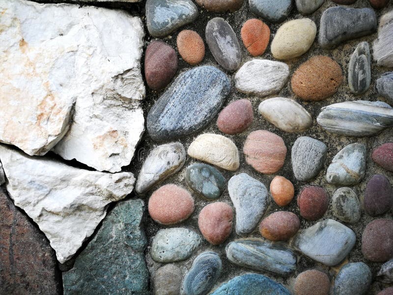 A stone multiple color stock image. Image of attached - 142468347