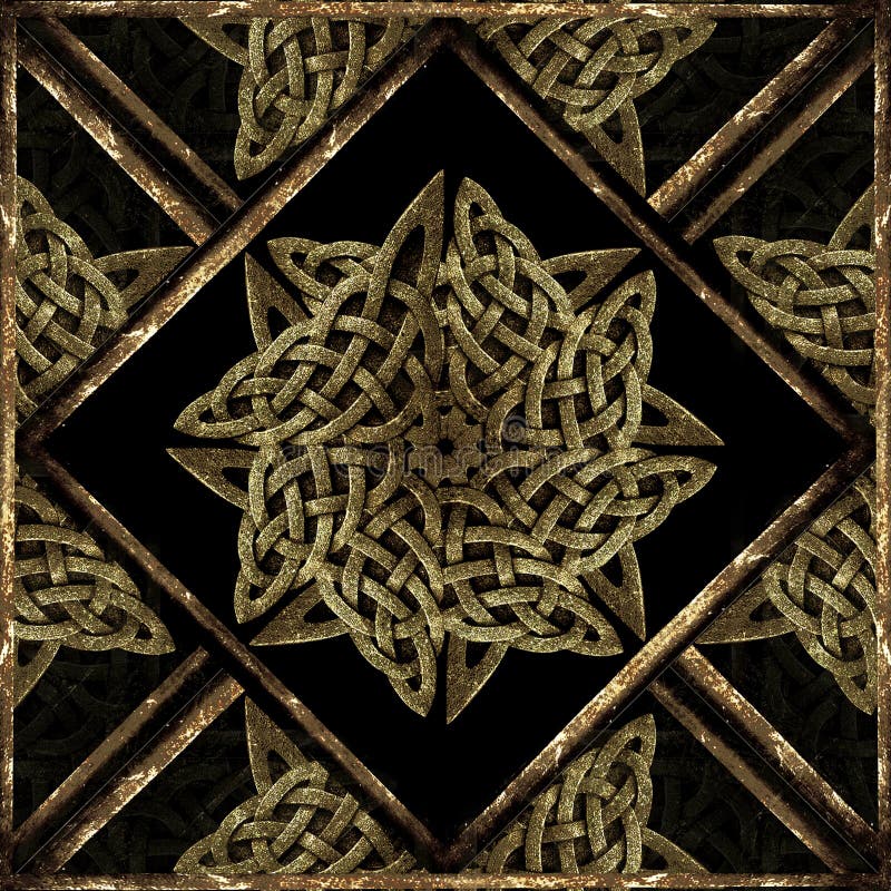 Stone Mystic Symbol Pattern Stock Photo - Image of christian ...