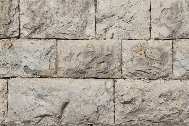 Stone Natural Wall in Blocks. the Texture of the Stone Block-lined Wall ...