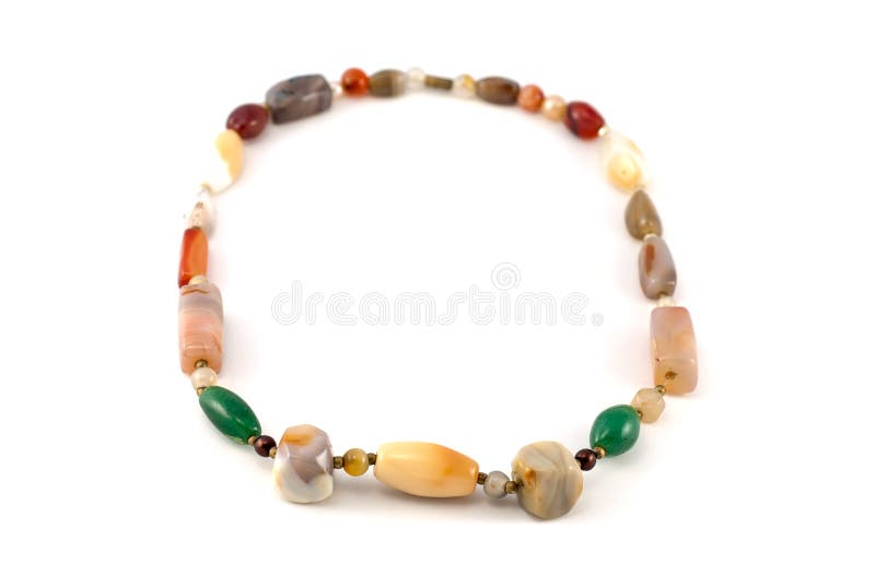 Stone necklace stock photo. Image of stone, personal - 15876202