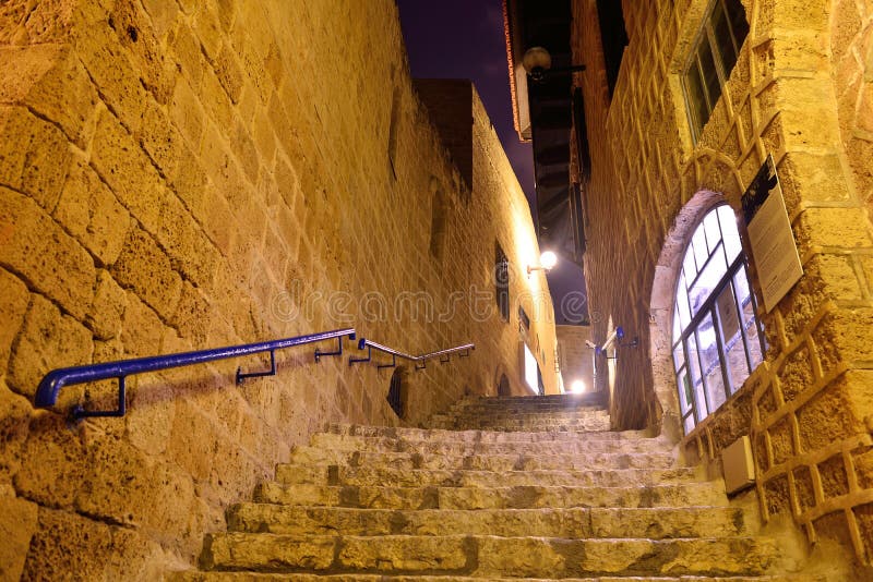 Stone Old City Jaffa in Tel Aviv Stock Photo - Image of ancient, arabic ...