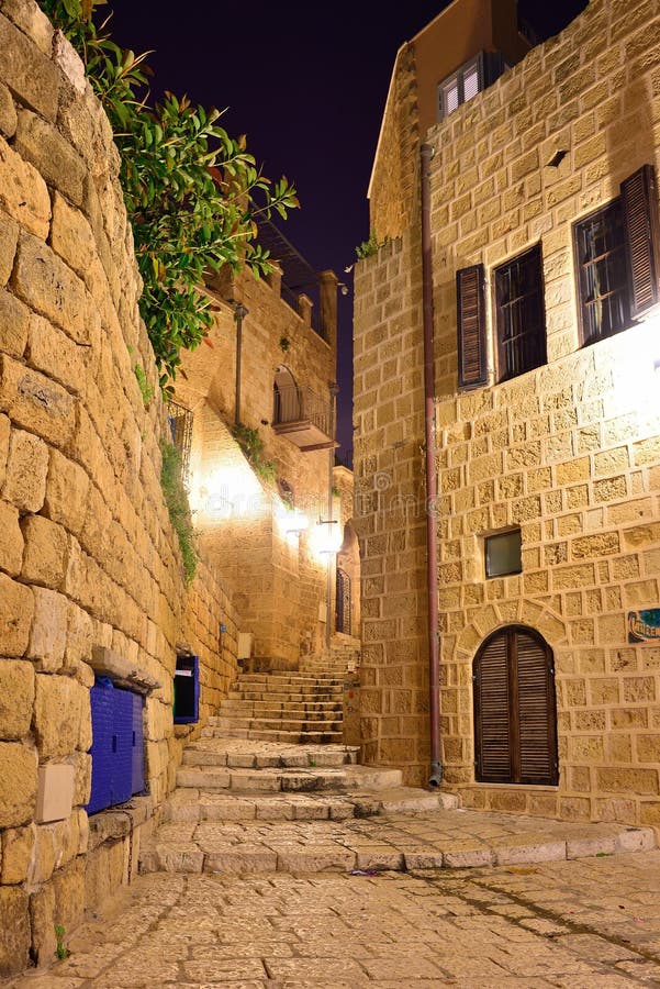 Stone Old City Jaffa in Tel Aviv Stock Image - Image of facade, door ...