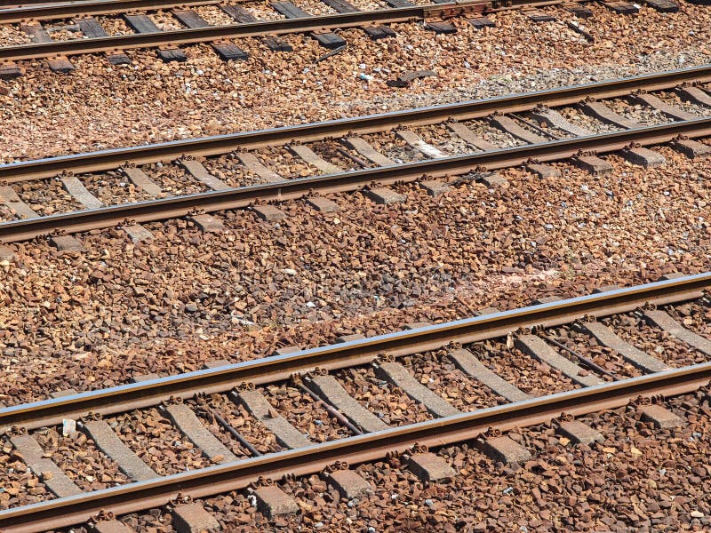 Stone with Old Railway Track Stock Image - Image of rusty, outdoors ...