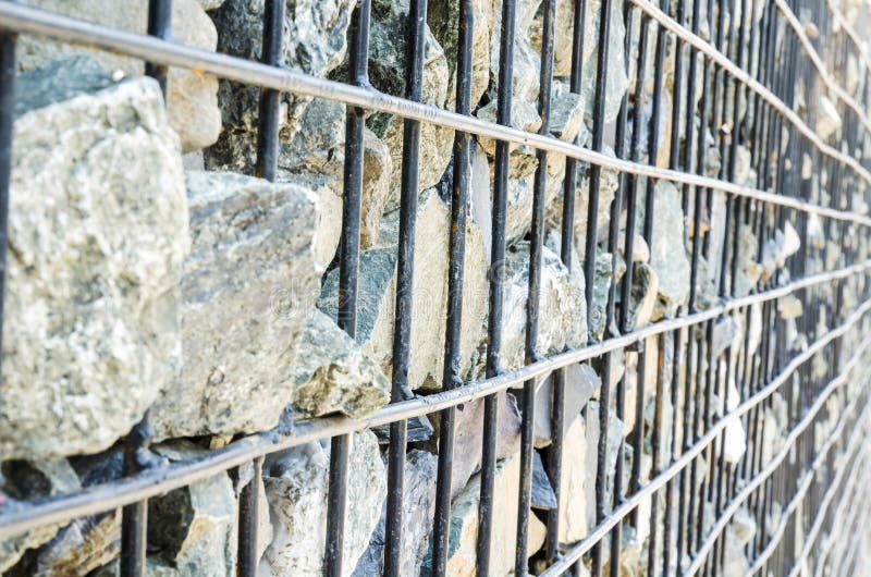 Stone is an Old Rusty Iron Mesh Stock Photo - Image of abstract, inside ...
