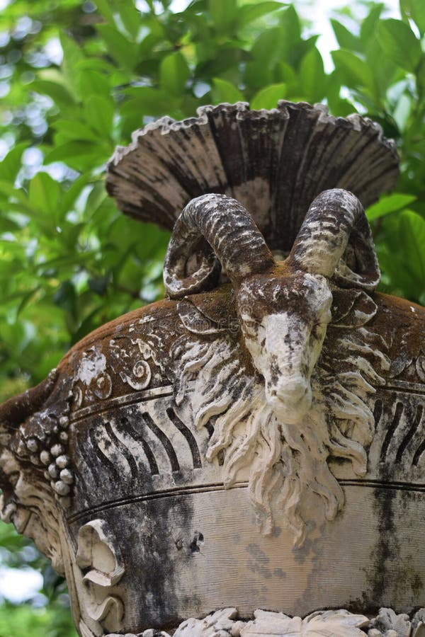 Five-goat stone statue stock photo. Image of tale, carving - 1835794