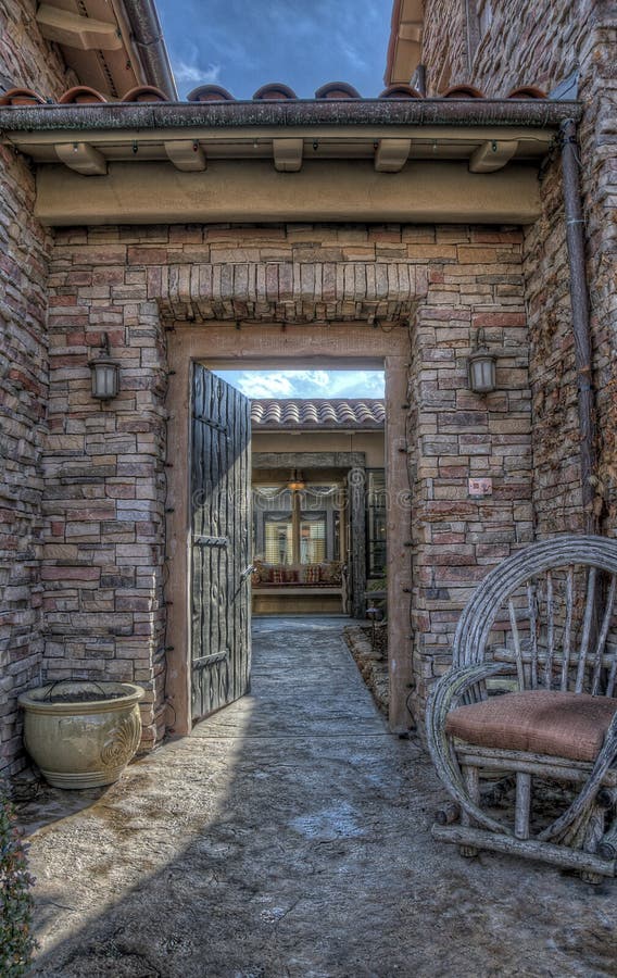 Stone opening stock image. Image of rich, style, whicker - 18387503