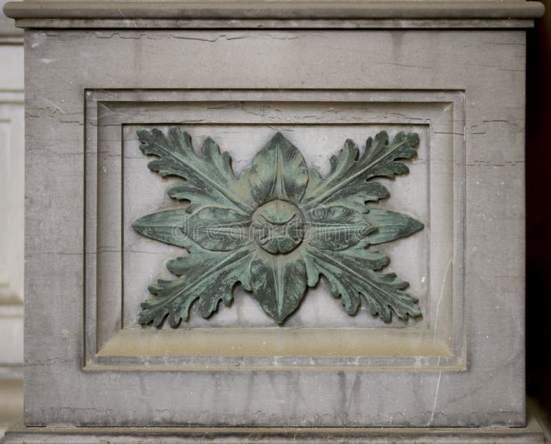 Stone Ornament (leaf Pattern) Stock Photo - Image of genoa ...