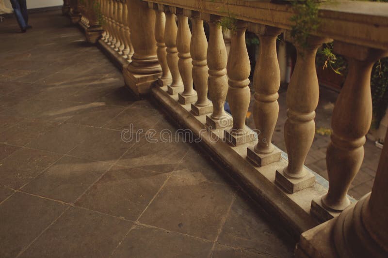 Stone parapet stock photo. Image of banister, arch, distance - 38903698