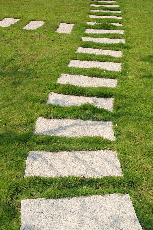Stone path stock image. Image of direct, divided, footpath - 3693867