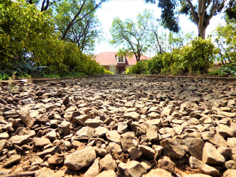 Foyer with Stone Archway in Home. Stock Image - Image of stonework ...