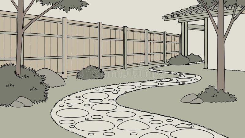 Stone Path in Garden, Garden Pathway, Backyard Path, Landscape Design ...