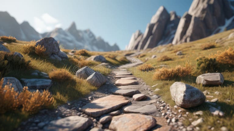 3d Stone Path Stock Illustrations – 4,722 3d Stone Path Stock ...