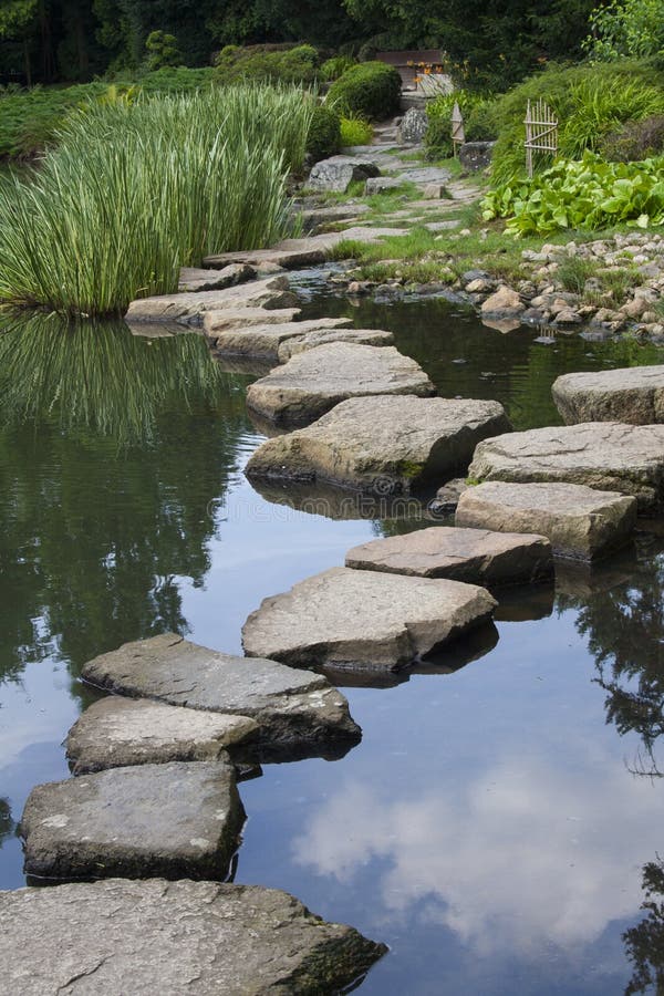 Stepping stones stock image. Image of greenery, lush, step - 3060241