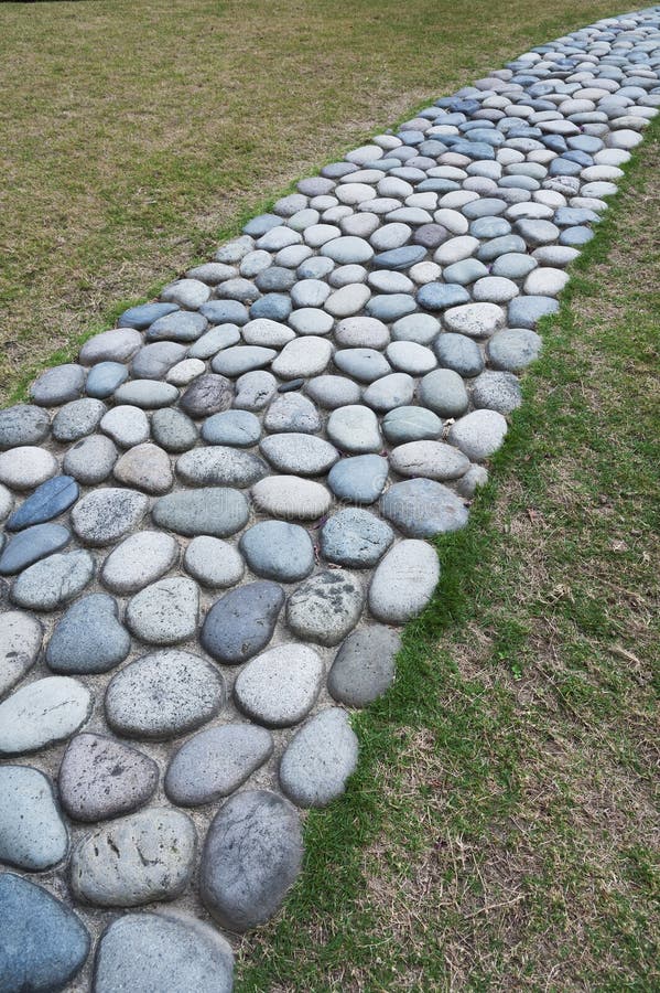 Stone path stock image. Image of farmland, gravel, cobble - 49648283