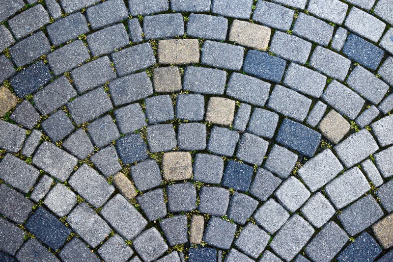 Stone Path at the Old Town in Europe. Texture, Close Up. Abstract ...