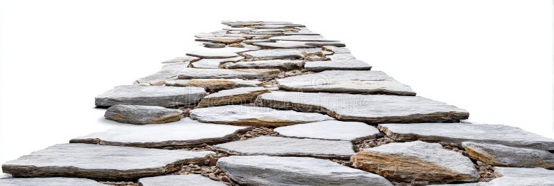Stone Path To the Future a Perspective View of a Stone Pathway ...