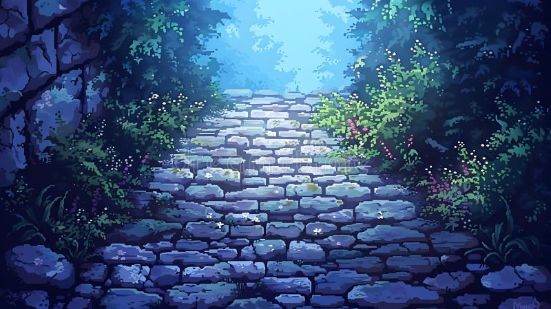 Pixelated Pathway Stock Illustrations – 457 Pixelated Pathway Stock ...