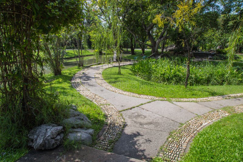 Stone Pathway stock image. Image of footpath, park, stone - 60581259