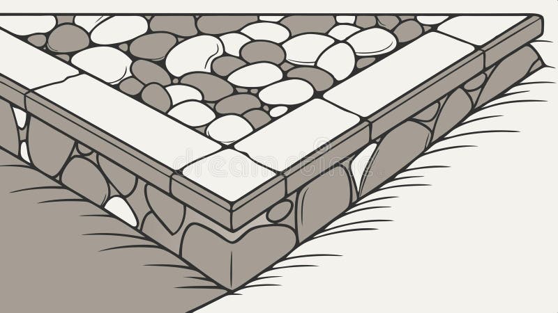 Stone Pathway, Garden Path Design Element Vector Design Generative AI ...