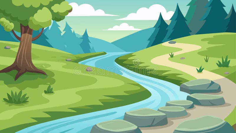 Babbling Brook Stock Illustrations – 821 Babbling Brook Stock ...