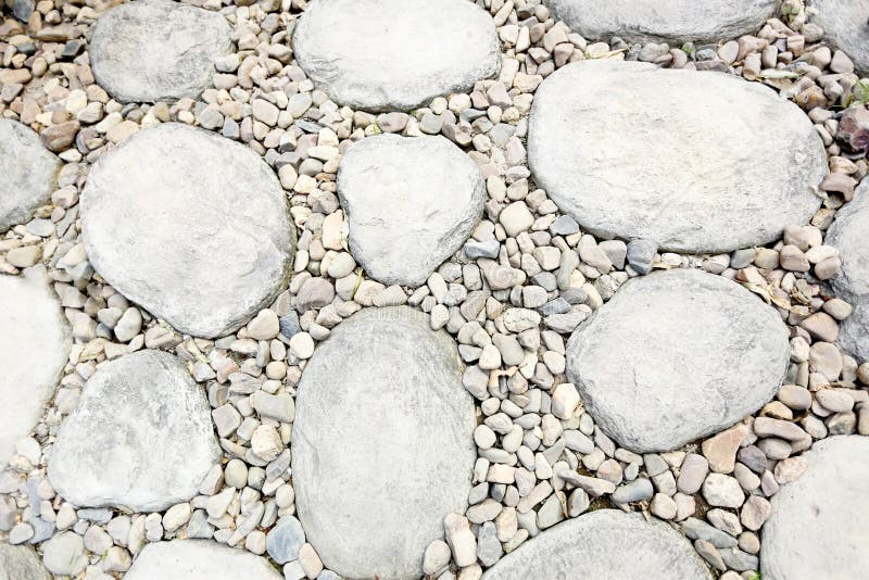 Stone Pathway Texture in Stone Garden Stock Photo - Image of home, rock ...