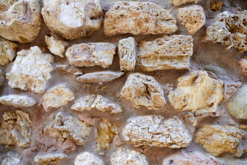 Stone Pattern of the Castle of Lagos, Algarve, Portugal Stock Image ...