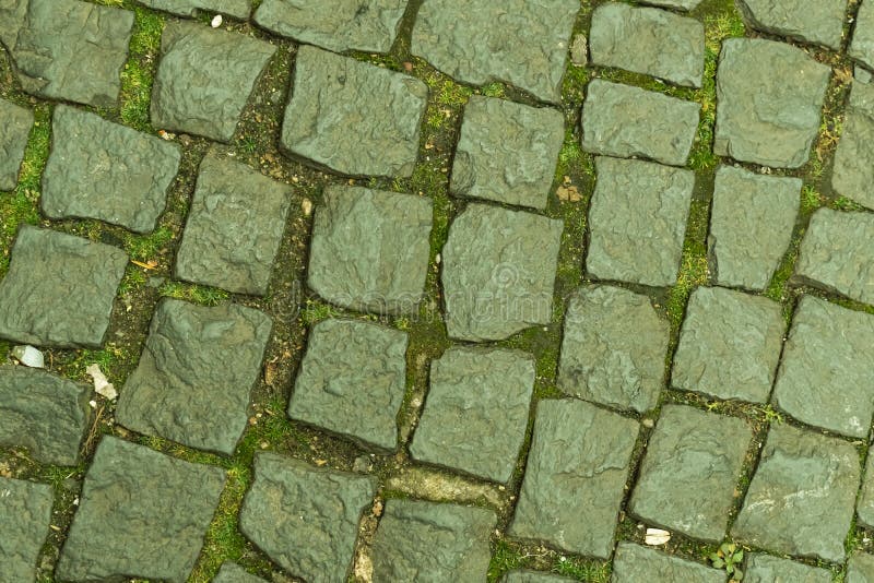 Stone Pattern from Old Square Blocks Close Up Stock Photo - Image of ...