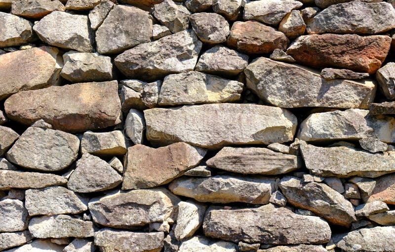 Stone Pattern Stone Wall Texture Background Stock Photo - Image of ...