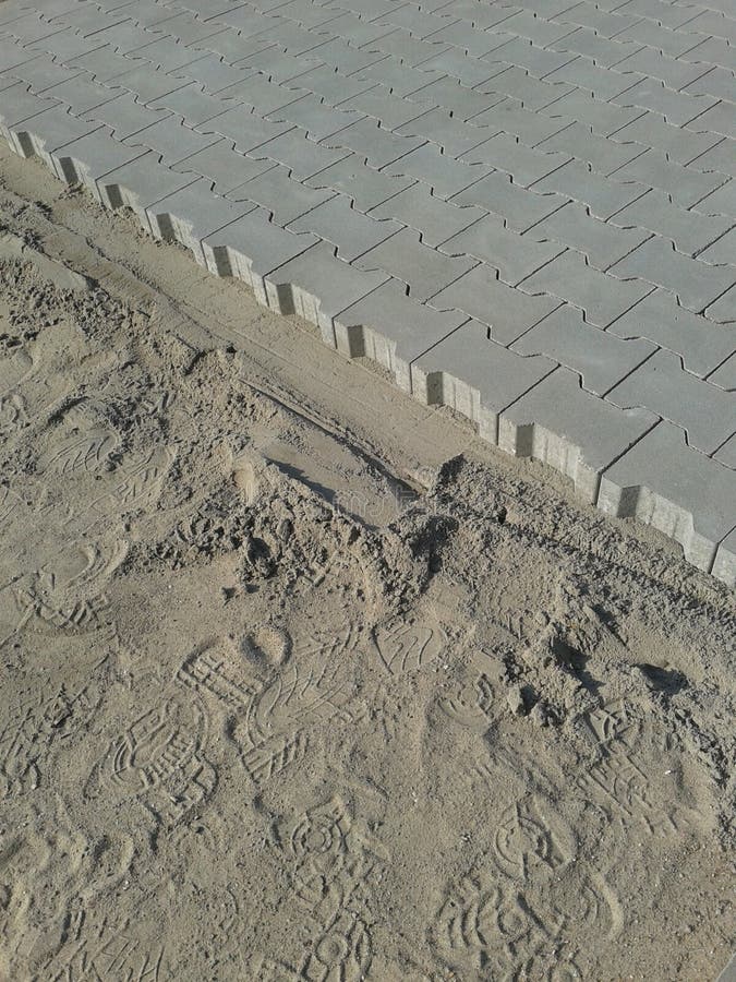 Stone pavement stock image. Image of sand, pavement, stone - 42990259