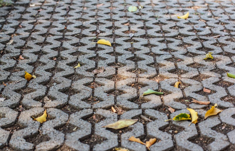 Stone Pavement in Park, Background. Stock Image - Image of footpath ...