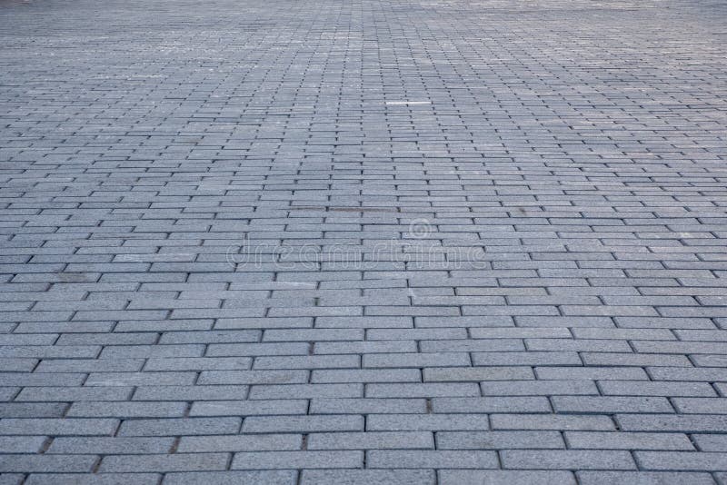 Stone Pavement in Perspective. Stock Image - Image of floor, square ...