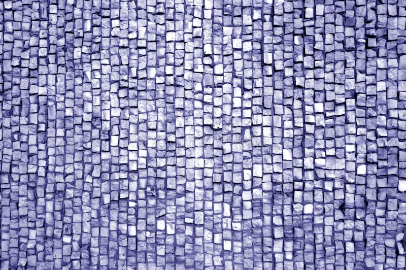 Stone Pavement Surface in Blue Tone Stock Photo - Image of exterior ...