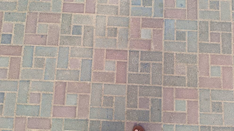 Stone Pavement Texture Abstract Seamless Cement Brick Design Pattern ...