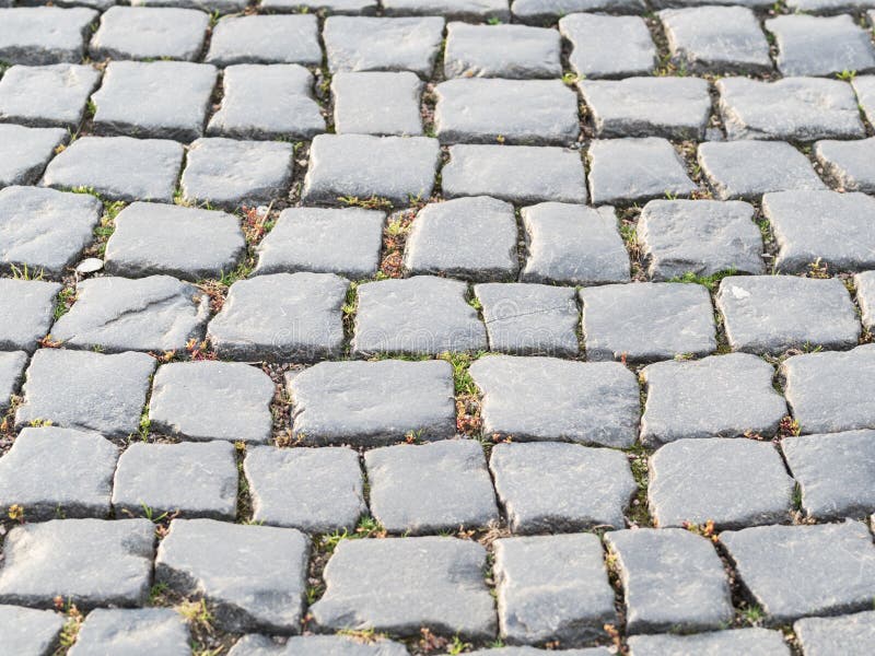 Stone Pavement Texture of an Old Road. Texture Background Stock Image ...