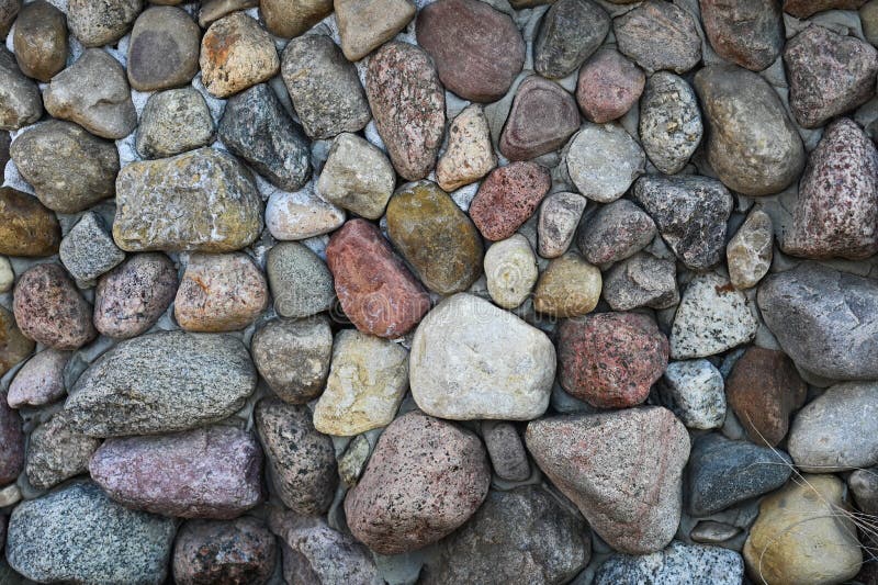 Stone Pavers Close-up. Background of Different Stones Stock Photo ...