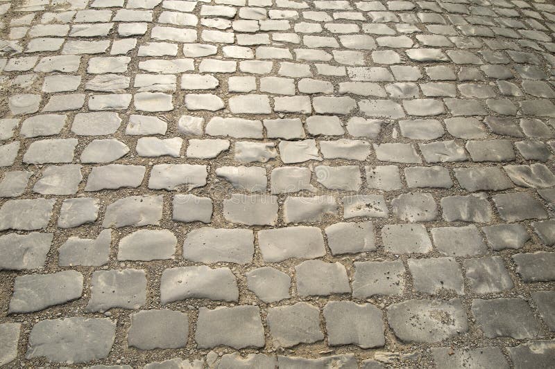 Stone Paving Block Walk Path in the Park Stock Photo - Image of stone ...