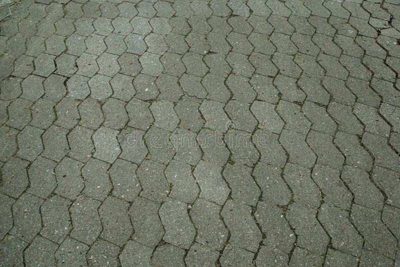 Stone Paving Block Walk Path in the Park Stock Photo - Image of park ...