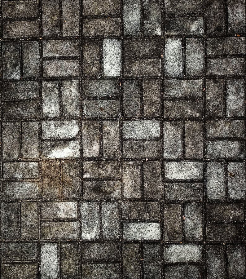 Stone Paving Outdoor Square Pattern Stock Image - Image of stone ...