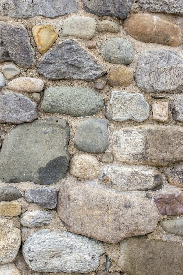 Stone Pebble House Home Wall Background Backdrop. Stock Image - Image ...