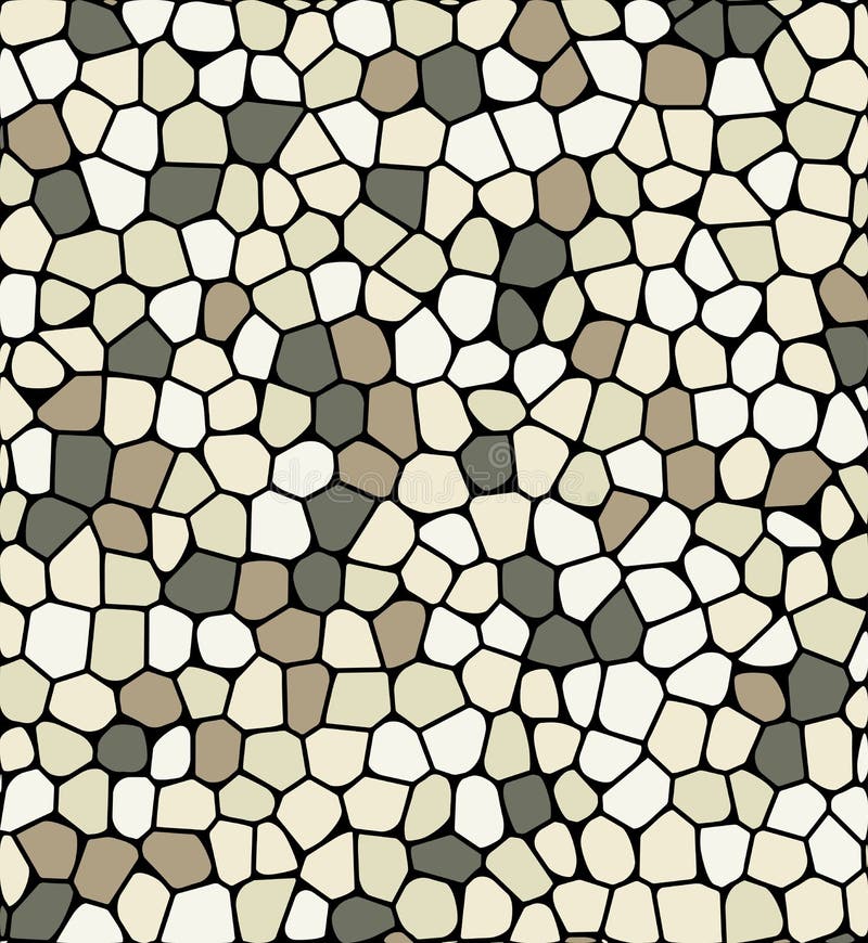 Stone Pebble Texture Mosaic Vector Background Wallpaper Stock Vector ...