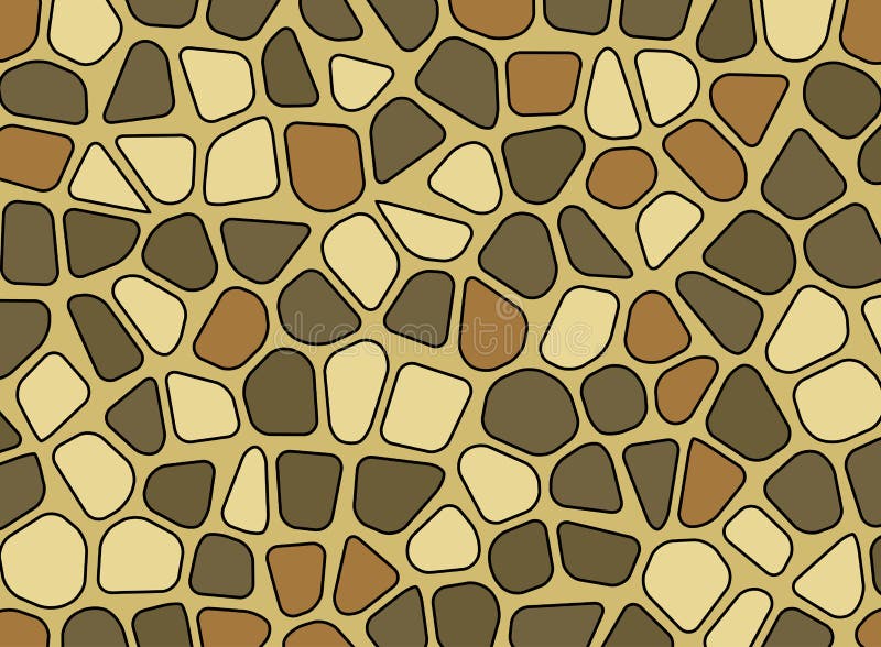 Stone Pebble Texture Mosaic Vector Background Wallpaper Stock Vector ...