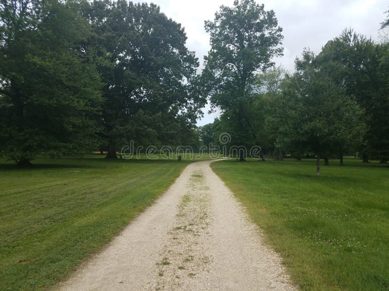 Stone Trail with Grass and Trees Stock Photo - Image of rock, stone ...