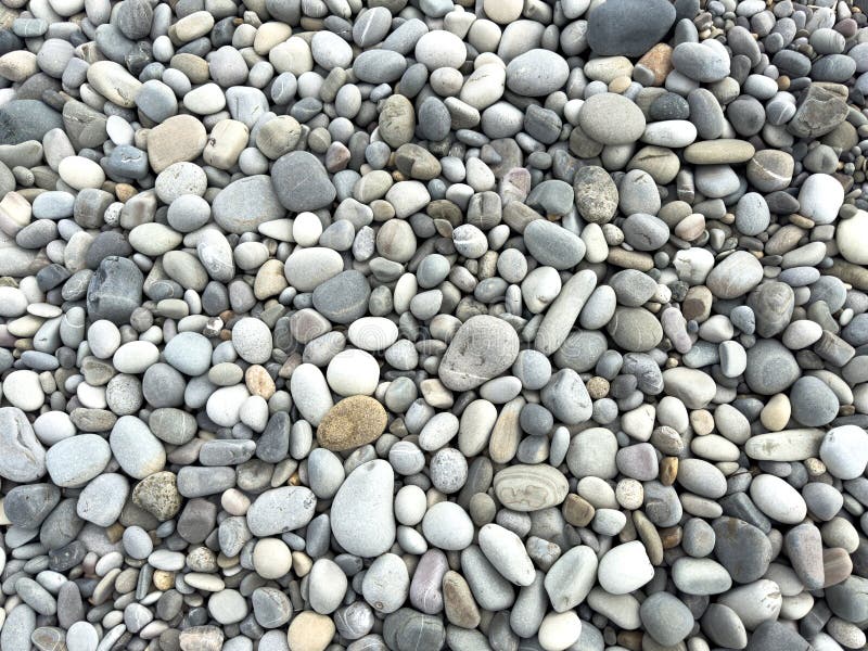 Stone Pebbles As an Abstract Background. Texture Stock Image - Image of ...