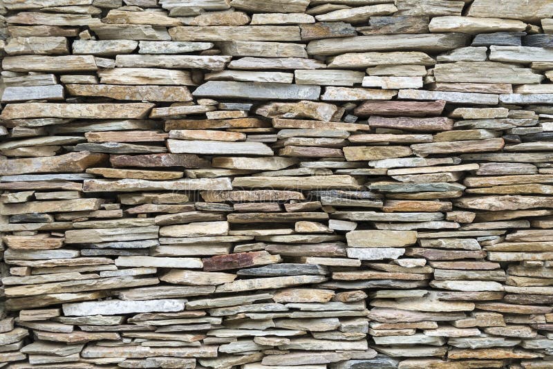 Rough Stone Cladding Tiled Wall Stock Image - Image of stone, texture ...