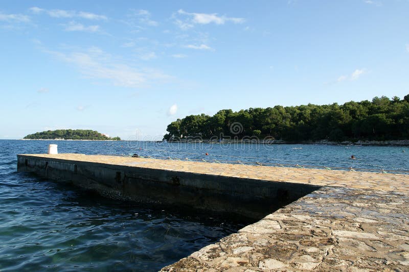 STONE Pier for Boats and Yachts Stock Image - Image of nice, stone ...
